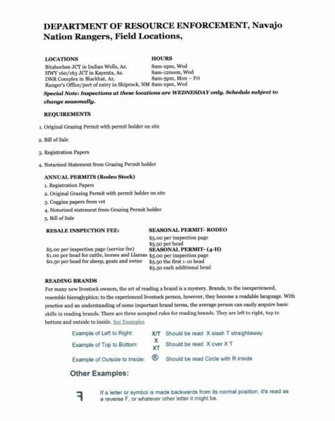 Grazing Information | Lukachukai